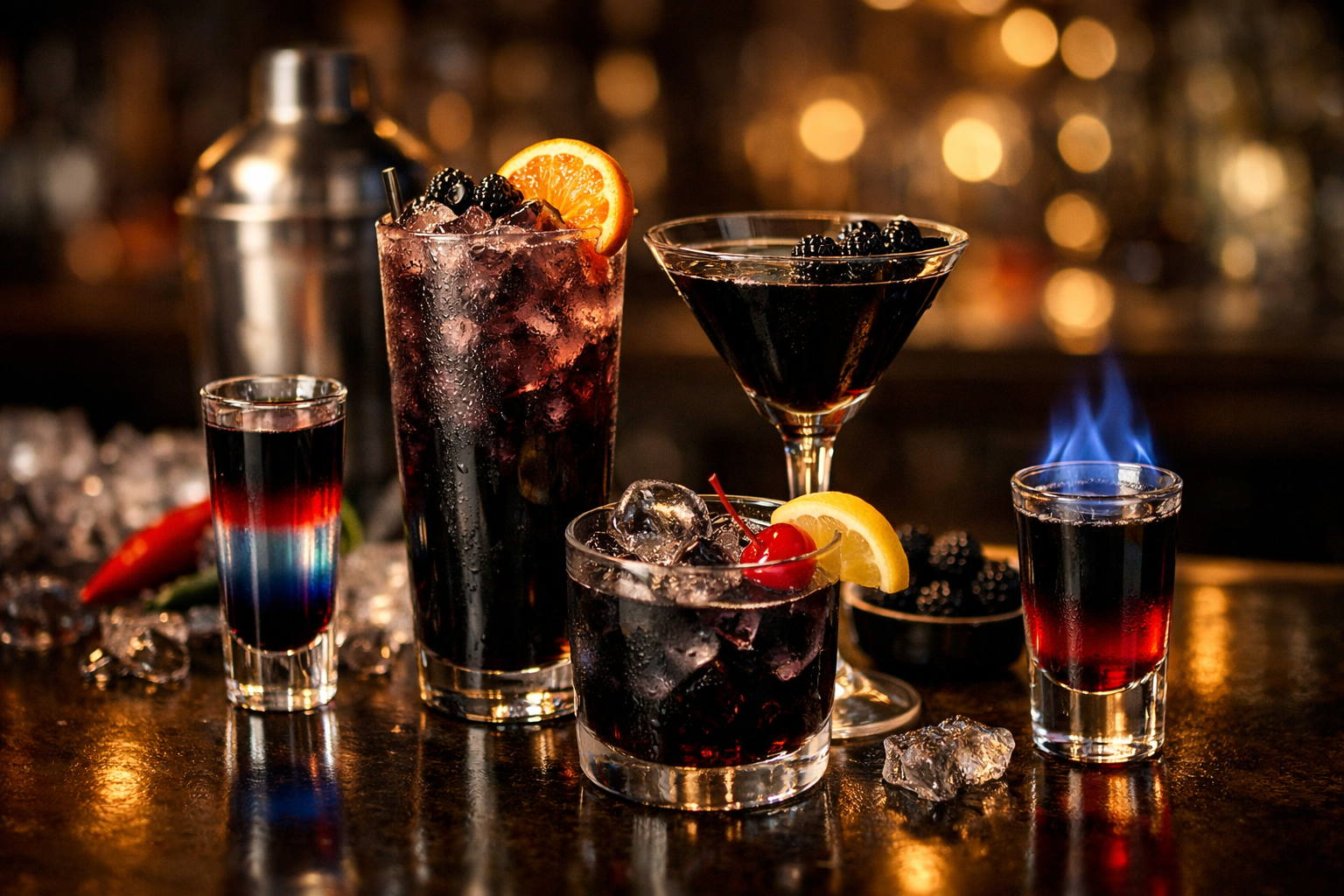 Cocktails Aftershock (Black) - Recettes & Guide